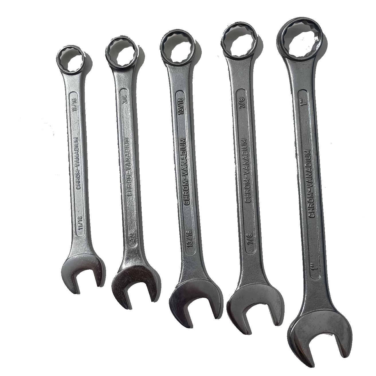 Llaves combinadas en pulgadas, juego de 5 piezas - Pepe de las Bombas